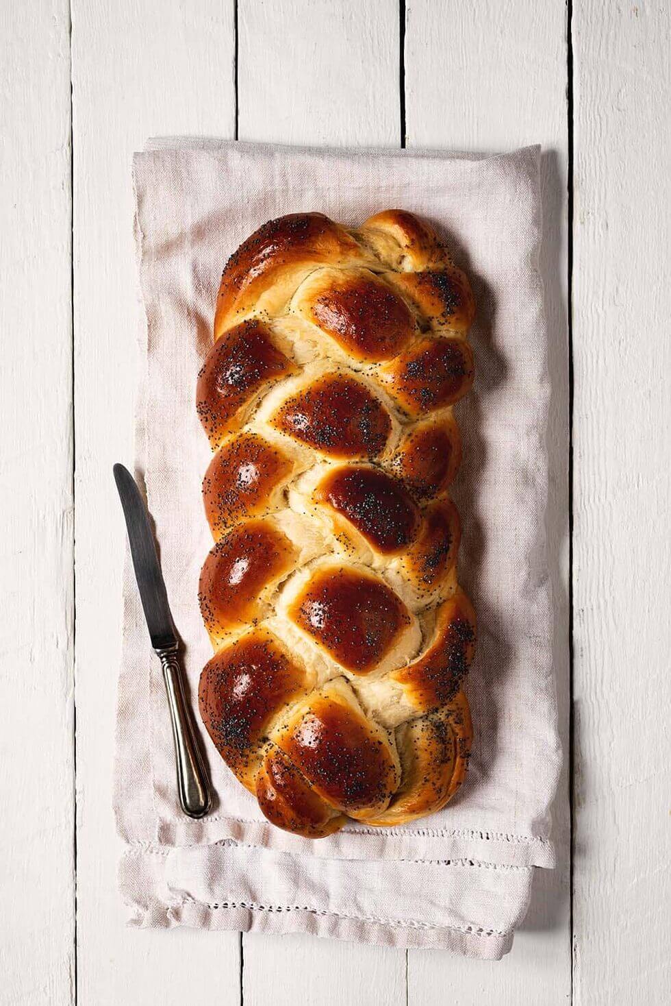 Challah - Pan judío trenzado o Pan Jalá