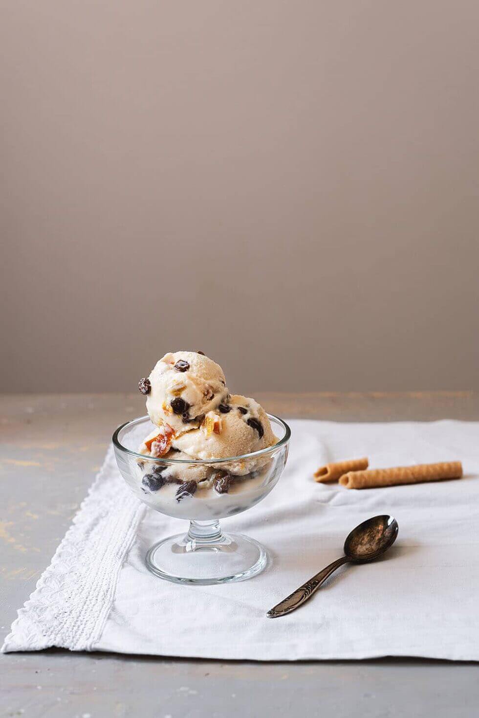 Helado de tutti frutti - Delicioso